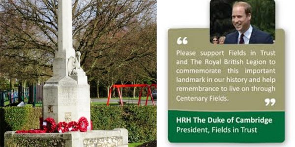 Grange Park becomes South London's first Centenary Field - Newsroom